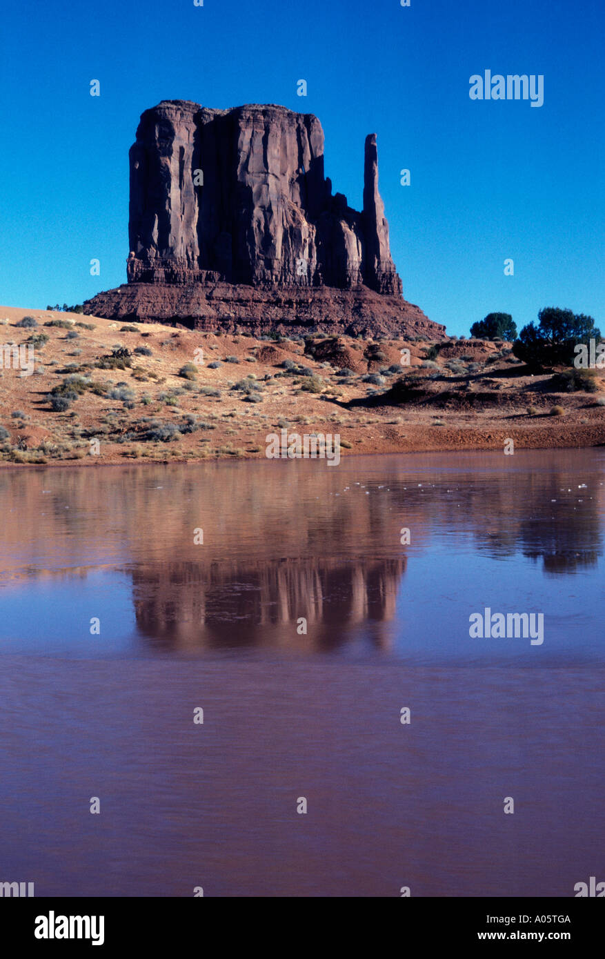The Mittens Monument Valley Indian Country Arizona and Utah Border ...