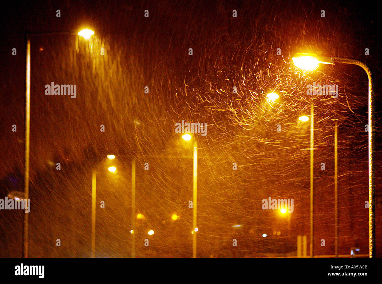 Windy snow storm effect hi-res stock photography and images - Alamy
