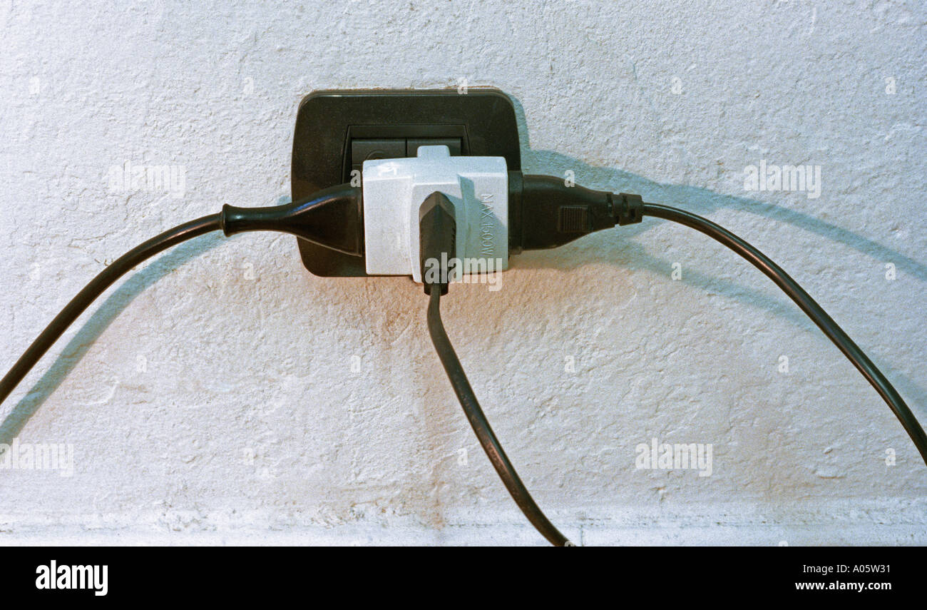 wall socket and plug Stock Photo - Alamy