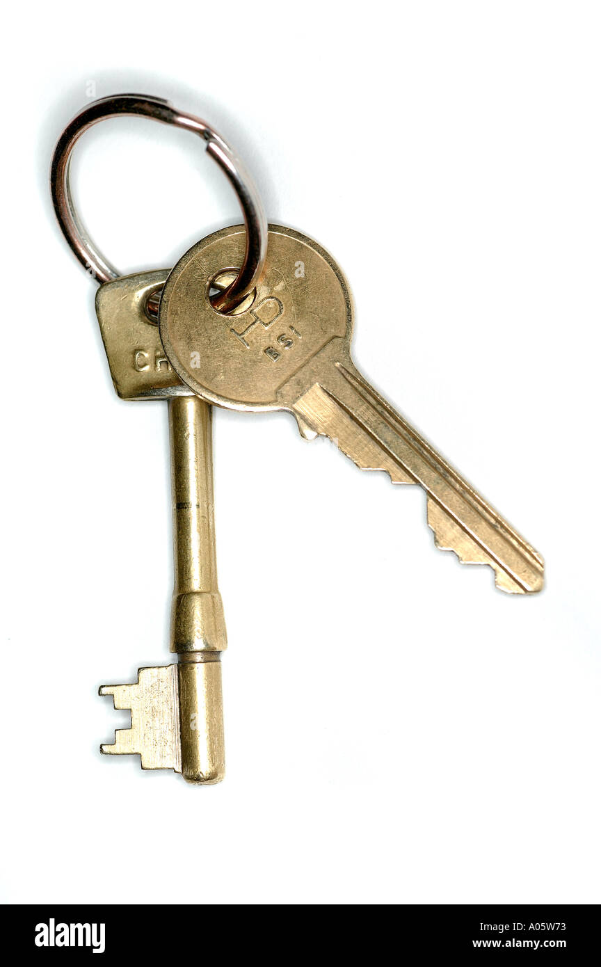 Keys cut out Stock Photo - Alamy