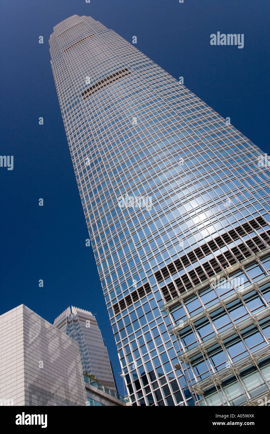 The Two IFC Tower in the Central Business District of Hong Kong Stock ...