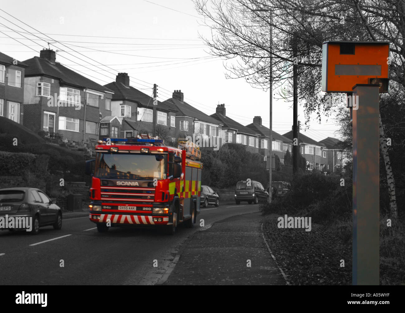 Cars approaching a camera hi-res stock photography and images - Alamy