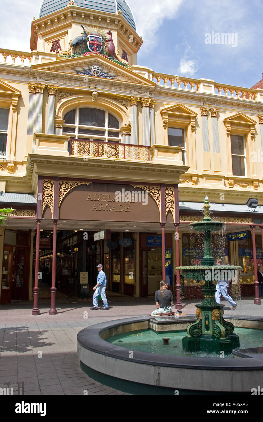 Adelaide Arcade Rundle Mall Adelaide Australia Stock Photo - Alamy