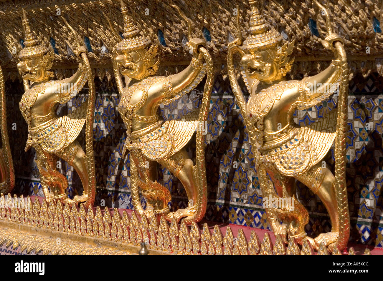 Garuda Statues in the Grand Palace Wat Phra Keo Bangkok Thailand Stock ...