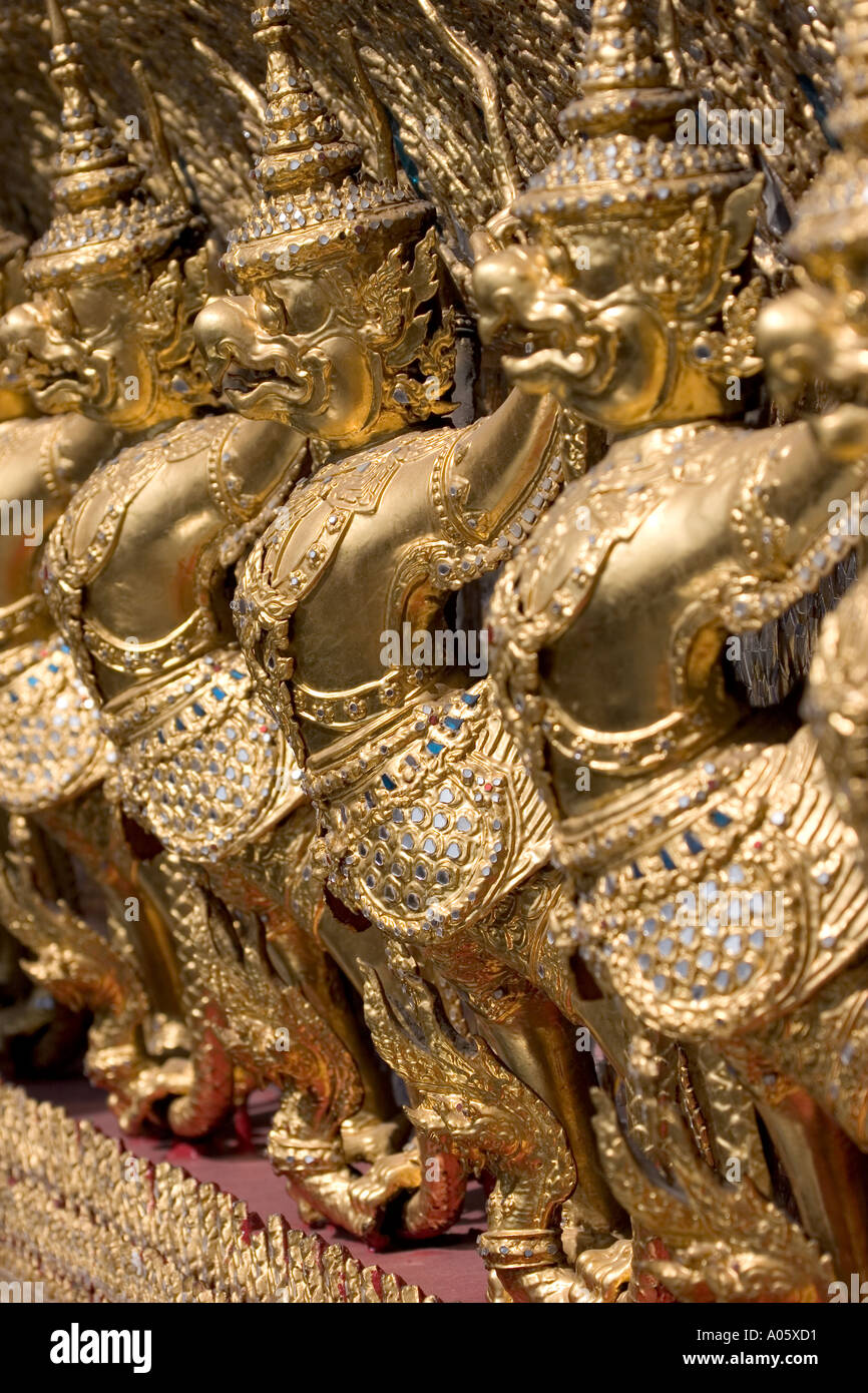 Garuda Statues in the Grand Palace Wat Phra Keo Bangkok Thailand Stock ...