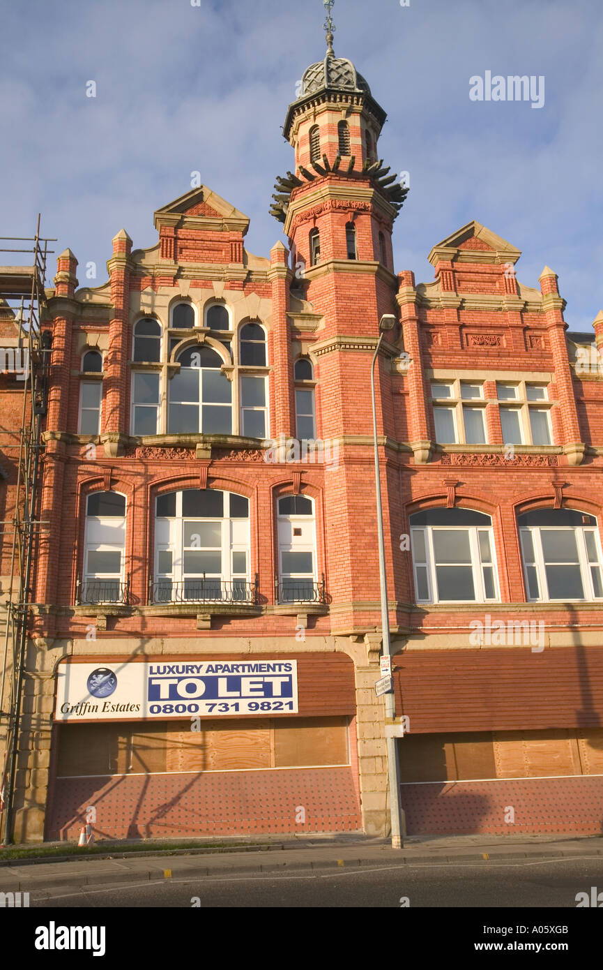 An old mill in Manchester being converted into luxury flats Stock Photo ...
