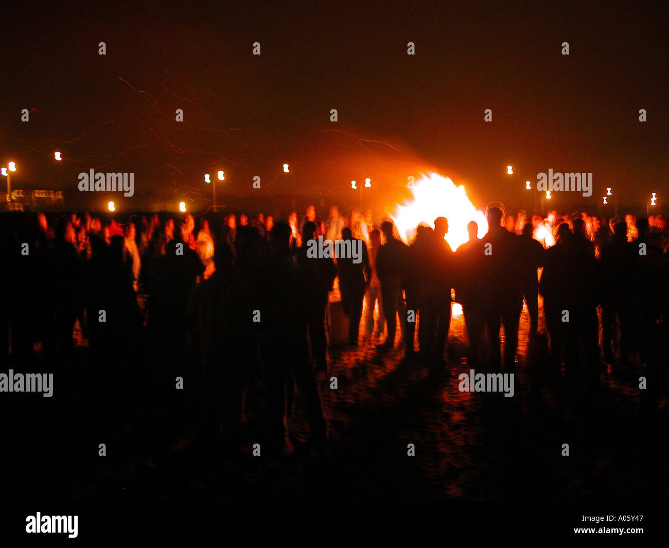 Bonfire beach san francisco hi-res stock photography and images - Alamy