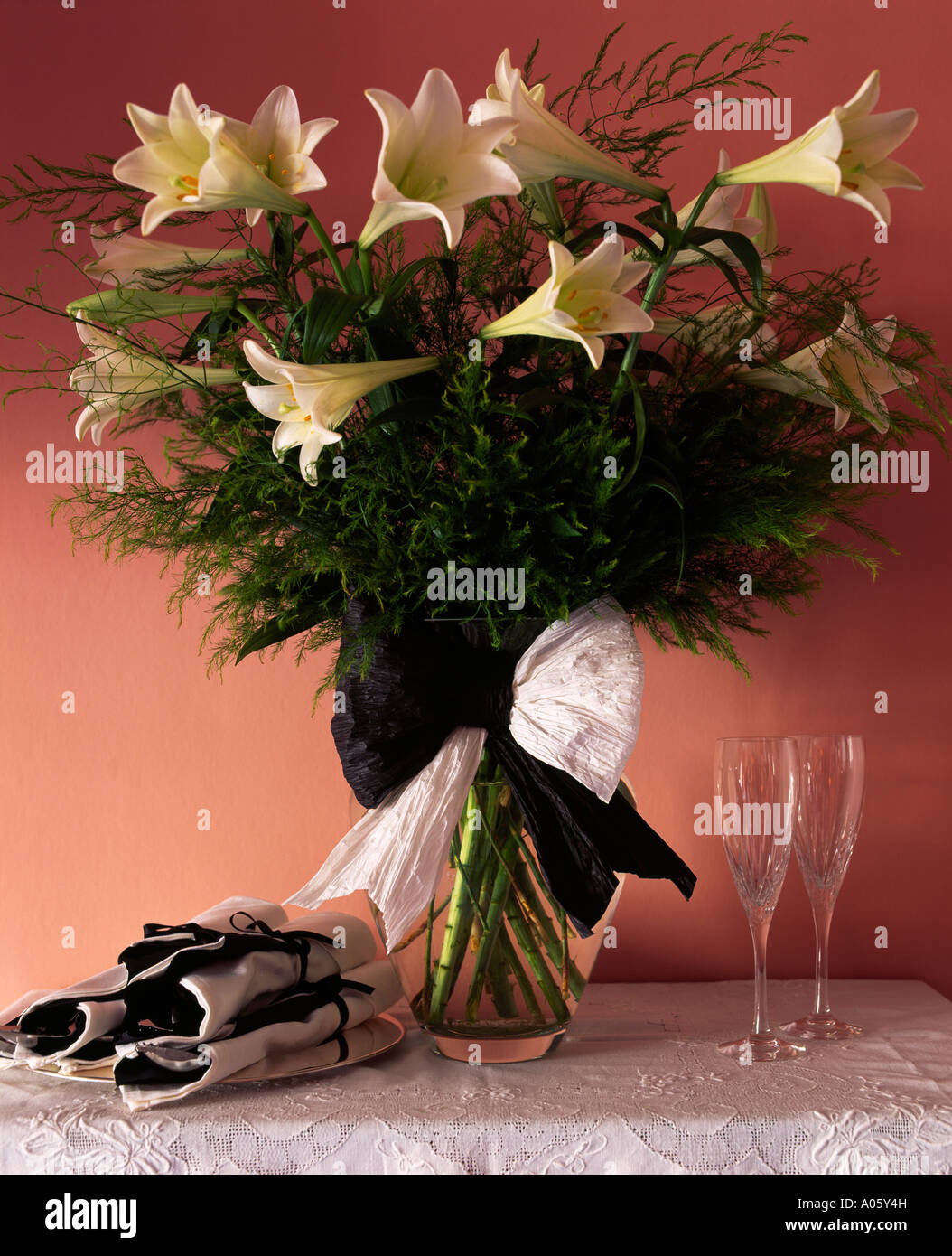 Lilies theme hi-res stock photography and images - Alamy