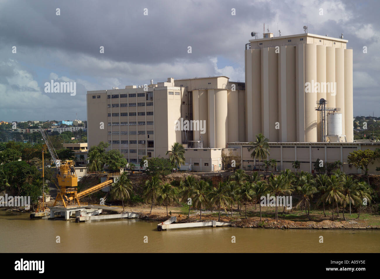 Flour factory "Santo Domingo" Dominican Republic Caribbean Stock Photo ...