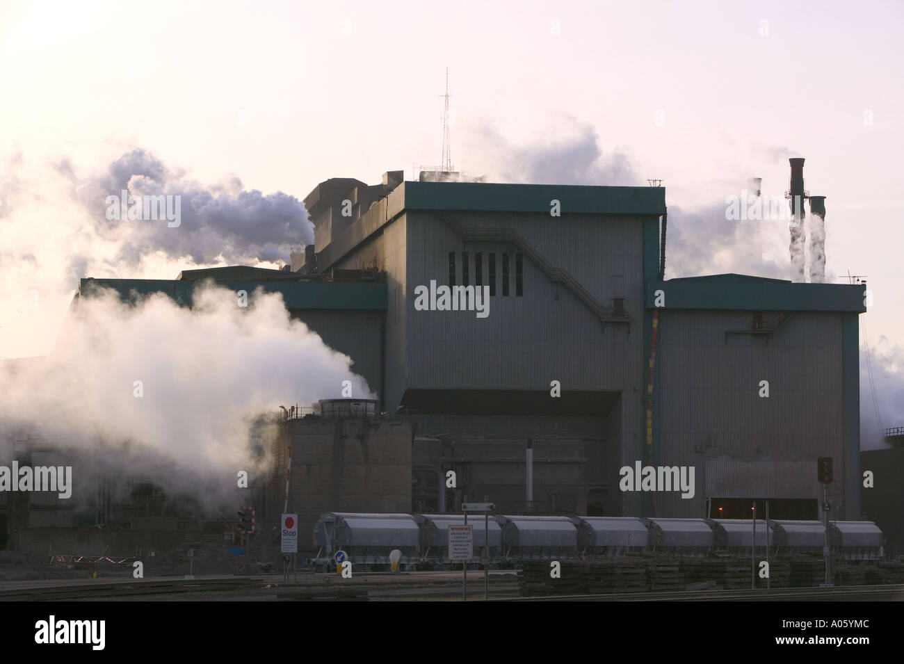 The Corus steelworks at Redcar, teeside, England Stock Photo - Alamy