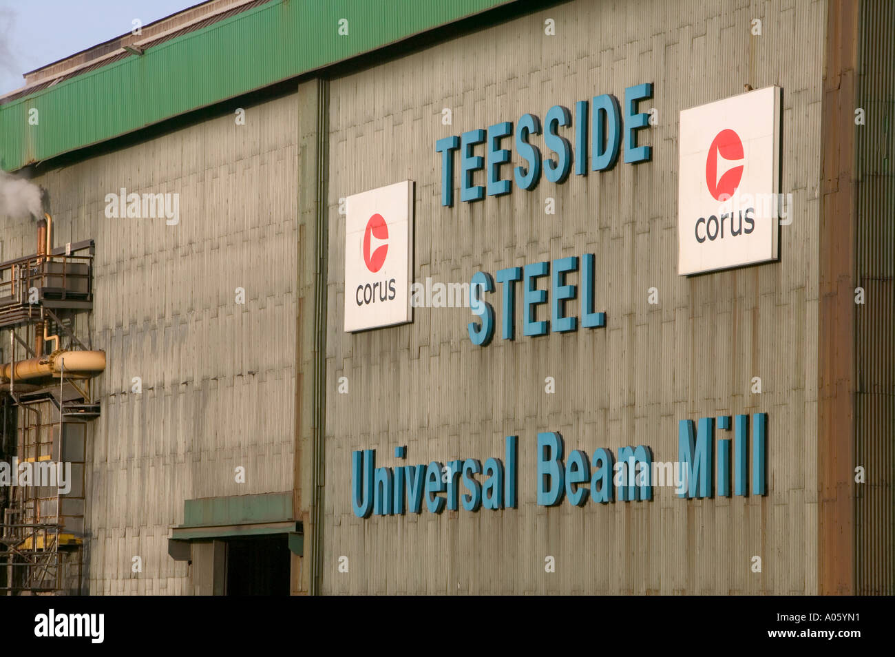 The Corus steelworks at Redcar, teeside, England Stock Photo - Alamy