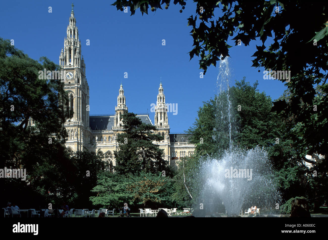 Rathaus Vienna Austria, Town hall, City hall Stock Photo - Alamy