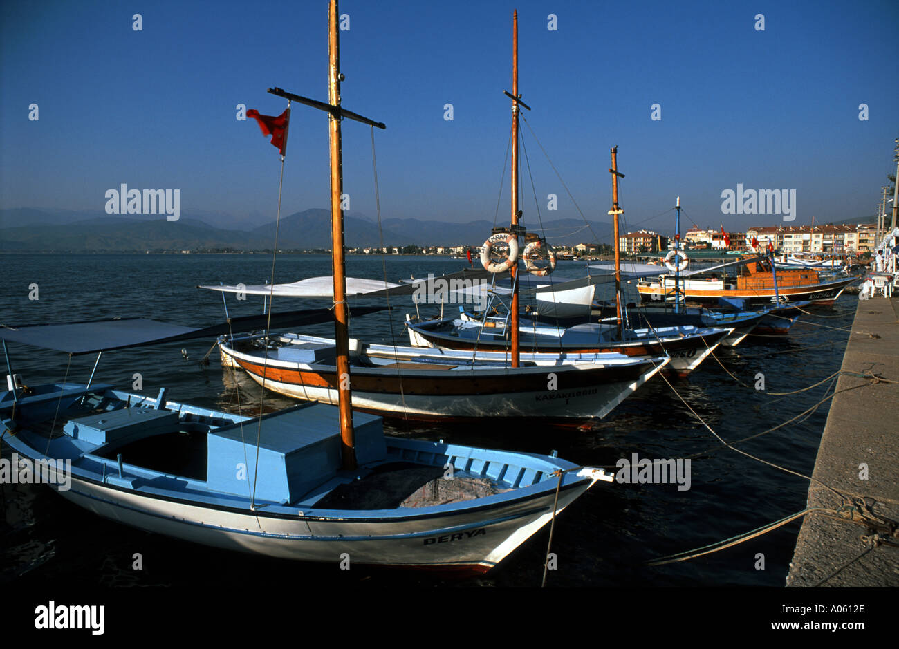 Fethiye Harbour harbor Turkey Stock Photo - Alamy