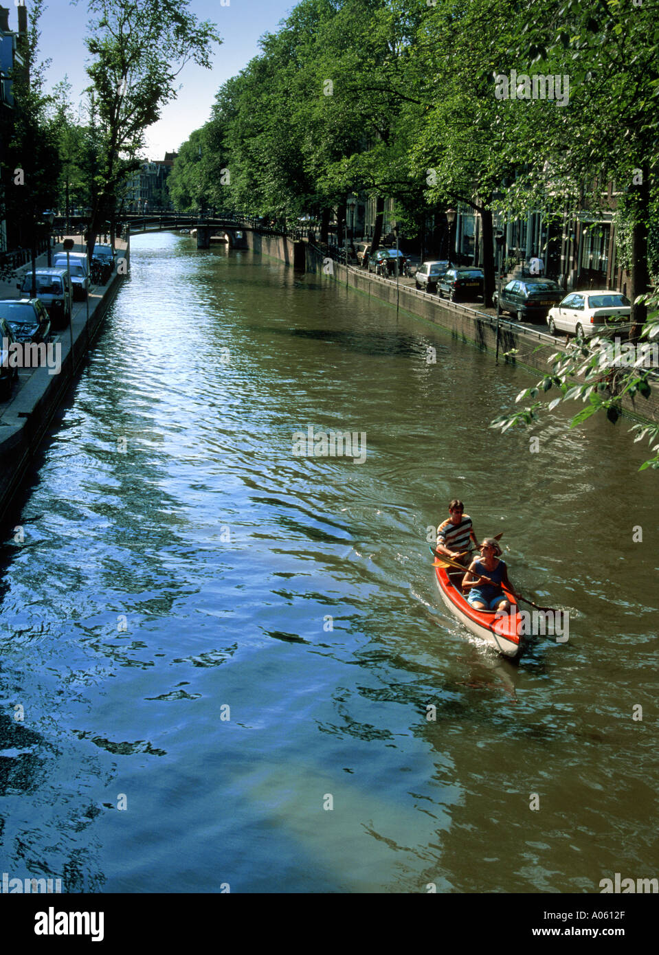 Holland canal canoe hi-res stock photography and images - Alamy