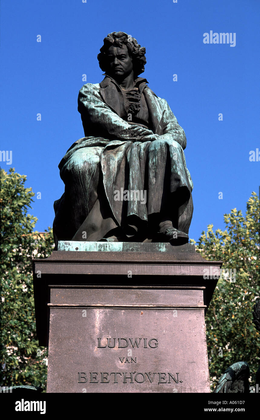 Beethoven (Ludvig van) Stadt Park Vienna Austria Stock Photo - Alamy