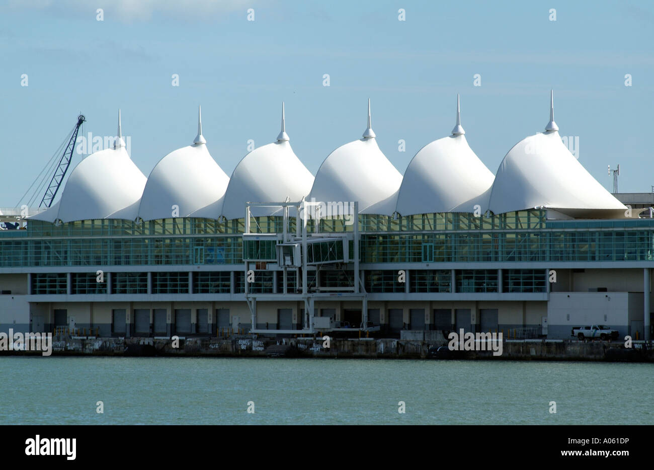 Port of Miami passenger terminal building Florida USA Stock Photo - Alamy