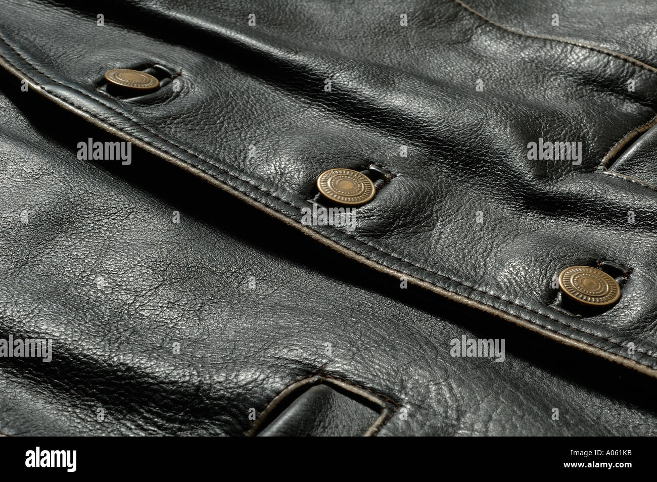 Black leather jacket Stock Photo - Alamy