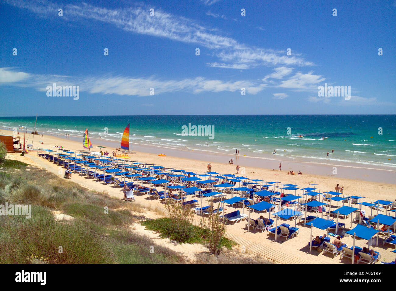 Algarve, Falesia Beach by Sheraton Hotel Stock Photo - Alamy