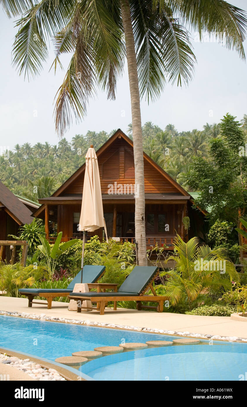 Thailand green papaya resort hi-res stock photography and images - Alamy
