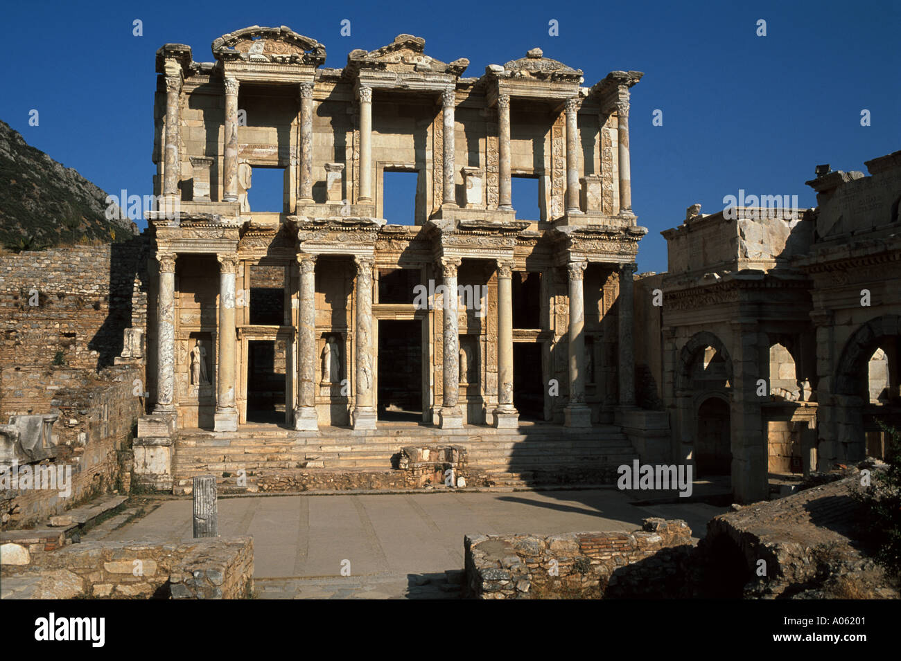 Ephesus the Roman Library Turkey Stock Photo - Alamy