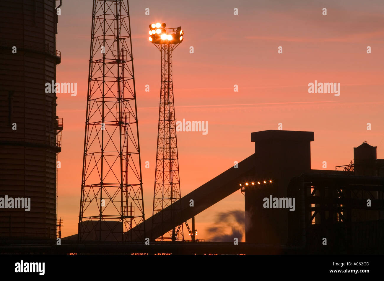Corus steel works on Teeside, England Stock Photo - Alamy