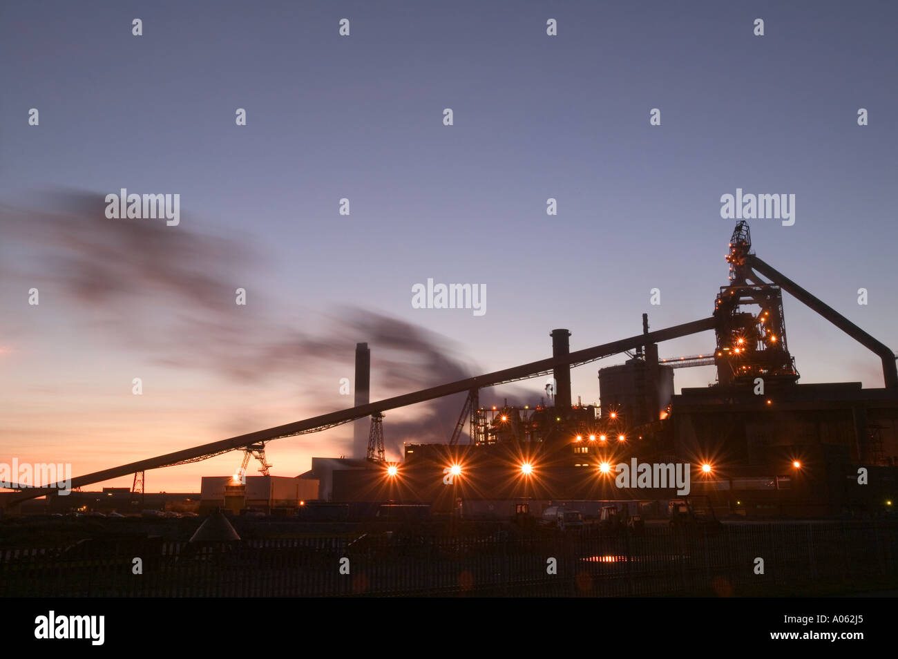 Corus steel works on Teeside Stock Photo - Alamy