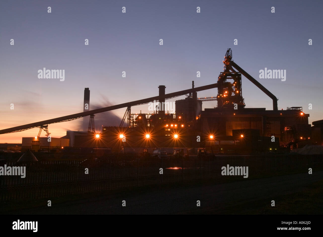 Corus steel works on Teeside, England Stock Photo - Alamy
