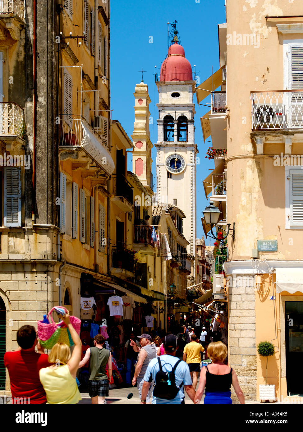 Corfu Island, Corfu Town Stock Photo - Alamy