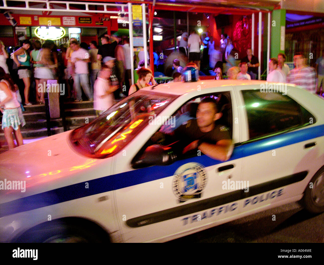 Corfu Island, Kavos Nightlife Stock Photo - Alamy