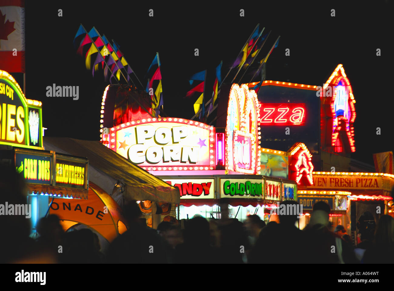 neon lights of carnival Stock Photo - Alamy