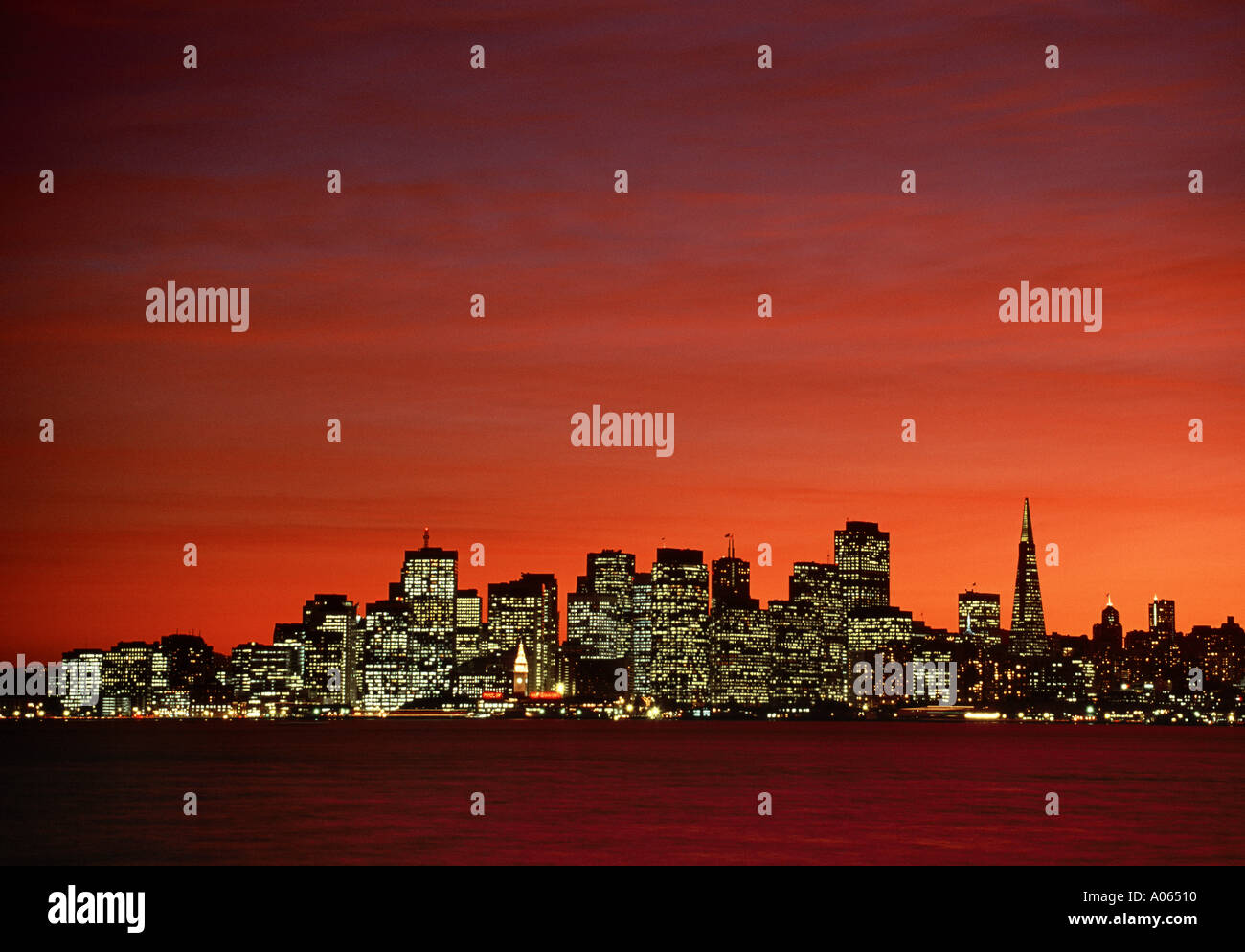 San francisco sunset landscape hi-res stock photography and images - Alamy