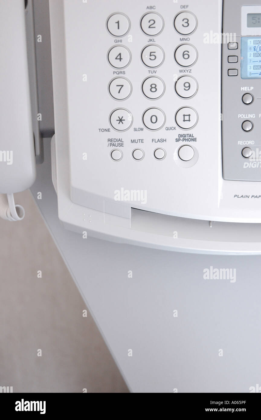 Facsimile machine hi-res stock photography and images - Alamy