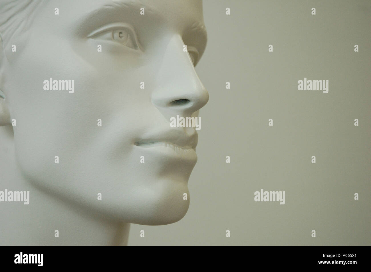 Close up of the face of an exclusive mans statue Stock Photo - Alamy