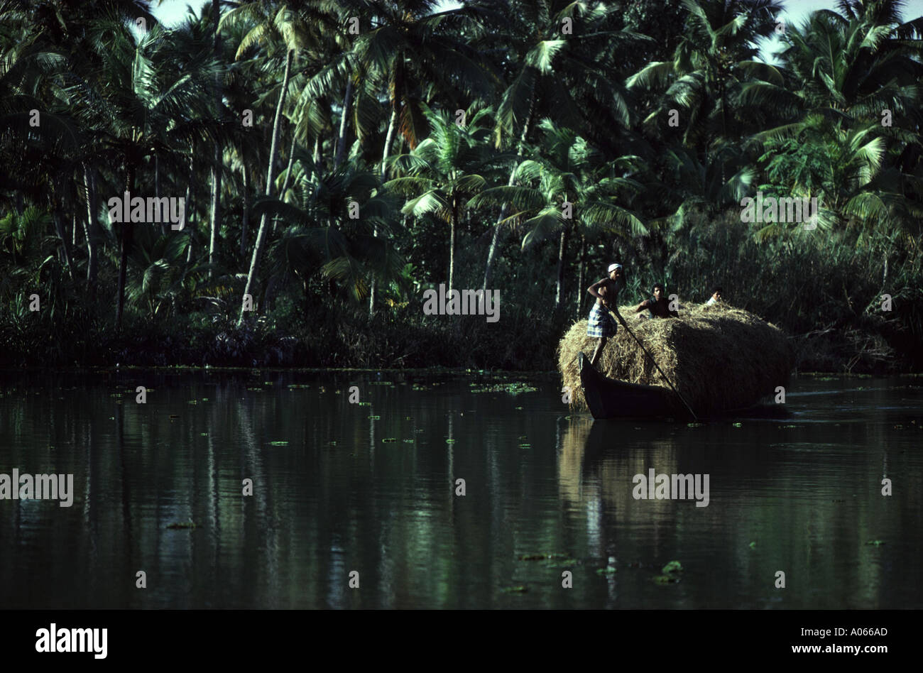 Kerala backwater rain hi-res stock photography and images - Alamy