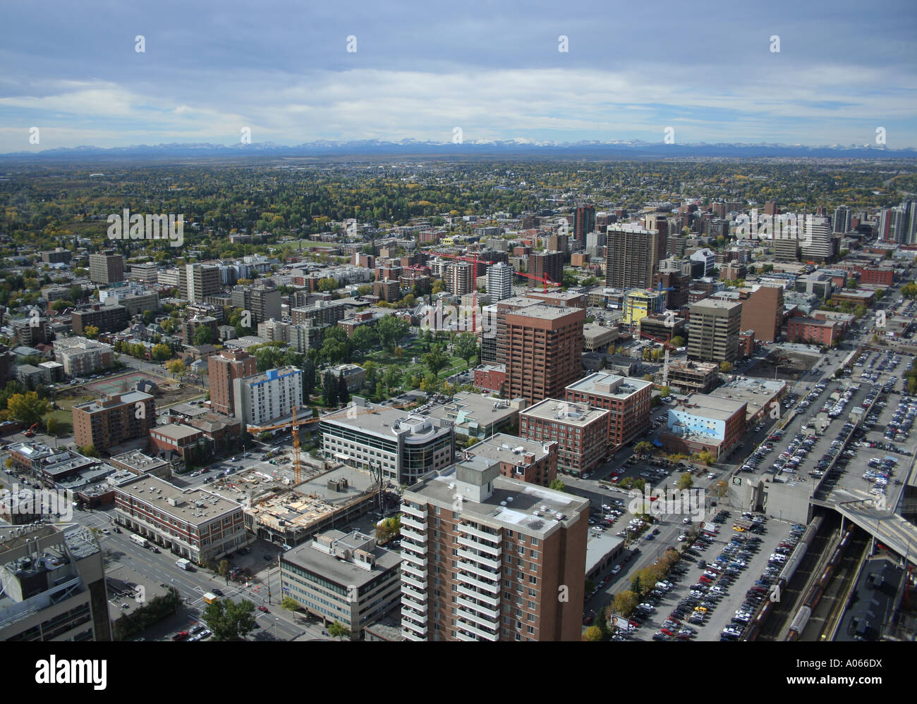 Calgary skyline from Calgary tower Calgary Alberta Canada September ...