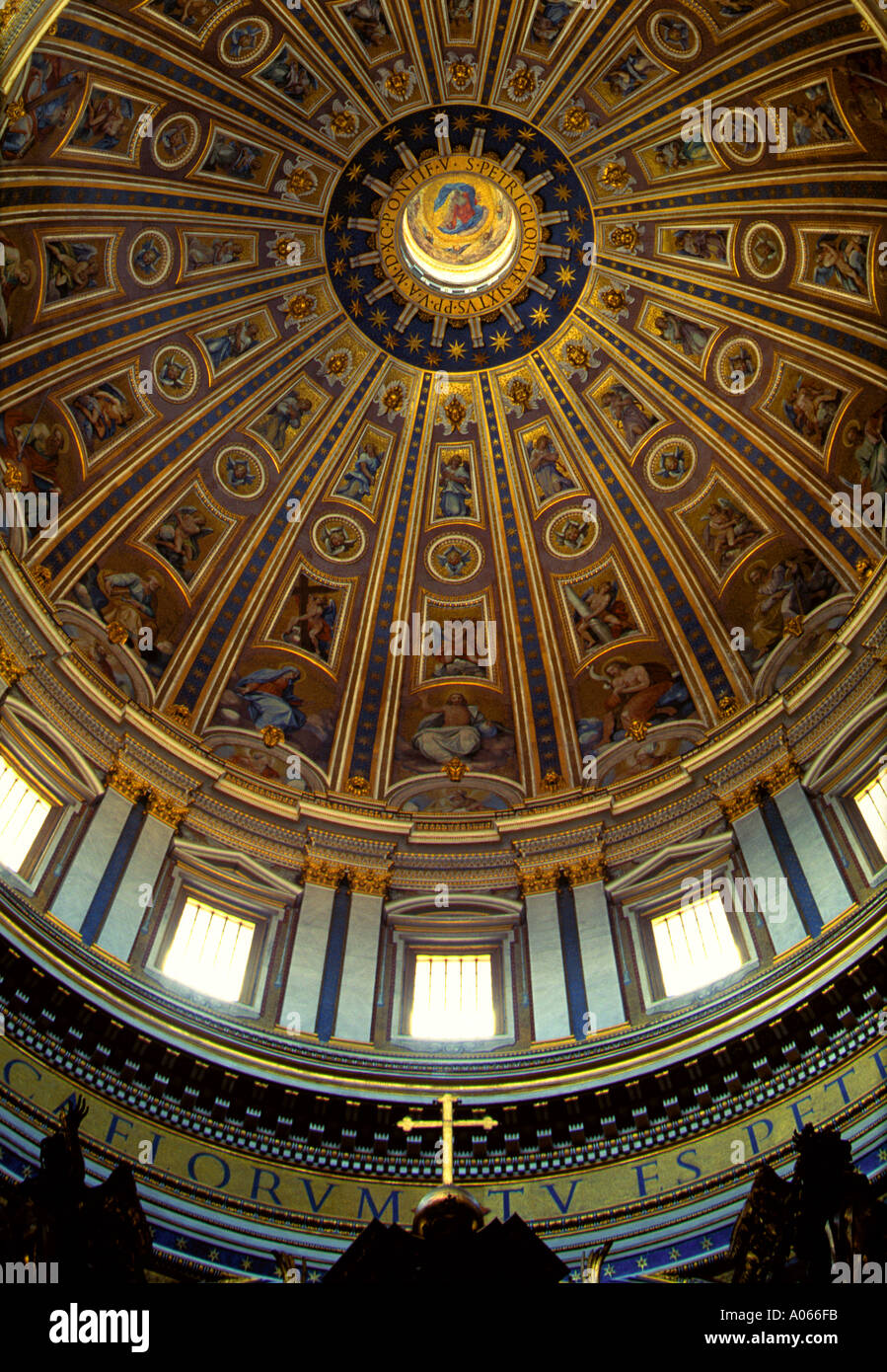 St Peter s cupola Vatican City Rome Italy Stock Photo - Alamy