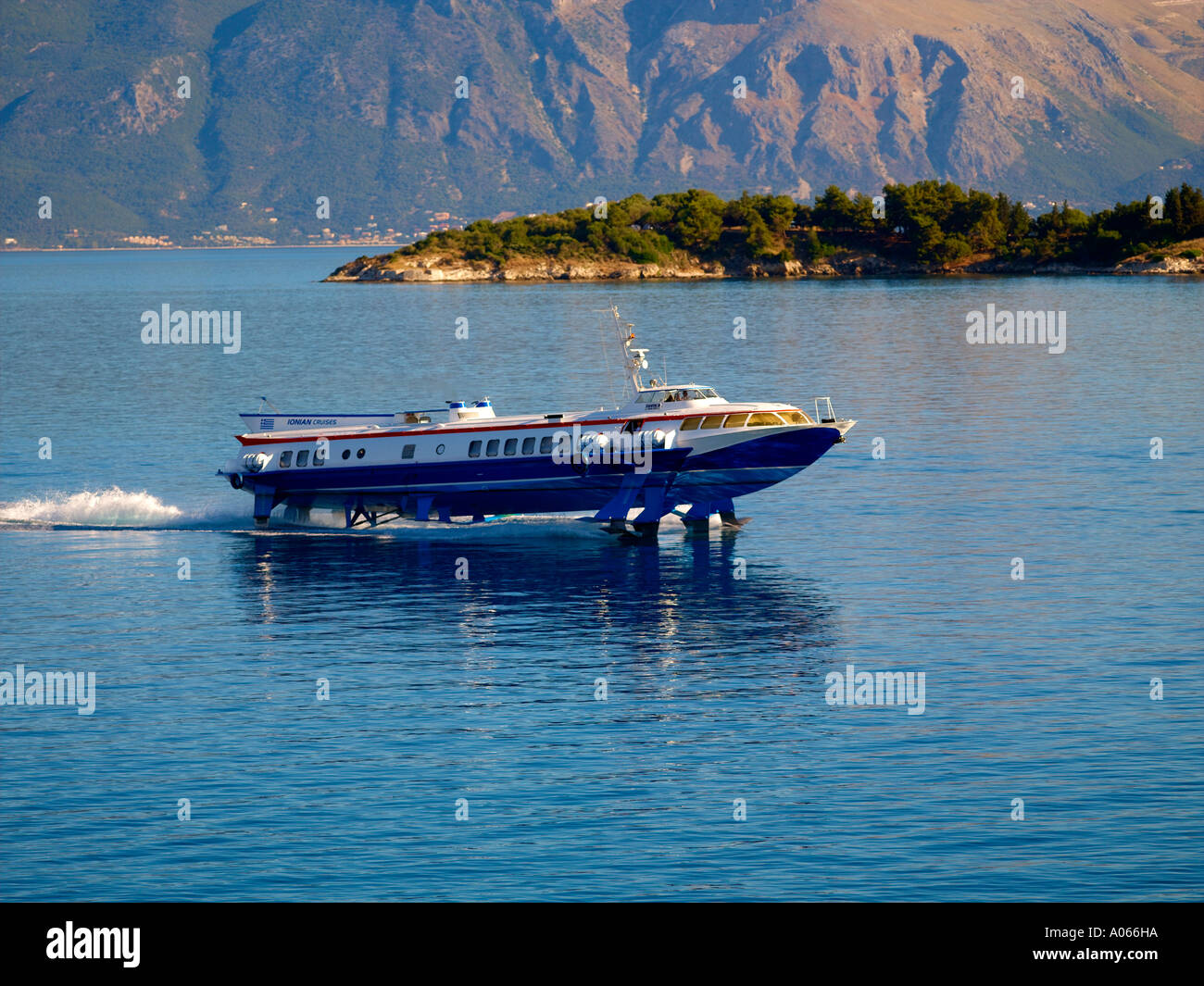 Greek island hydrofoil hi-res stock photography and images - Alamy
