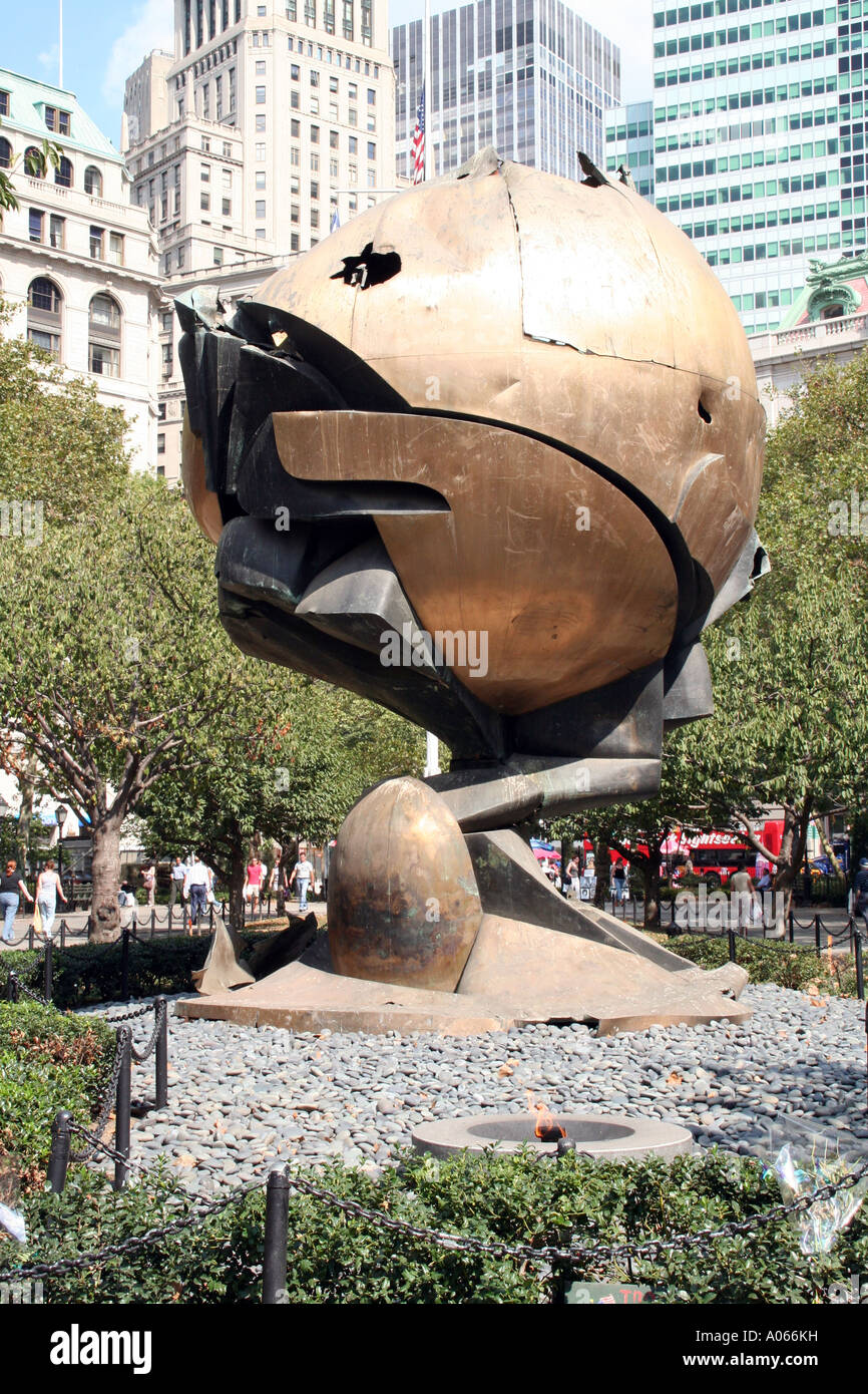 "The Sphere", Battery Park, New York Stock Photo - Alamy