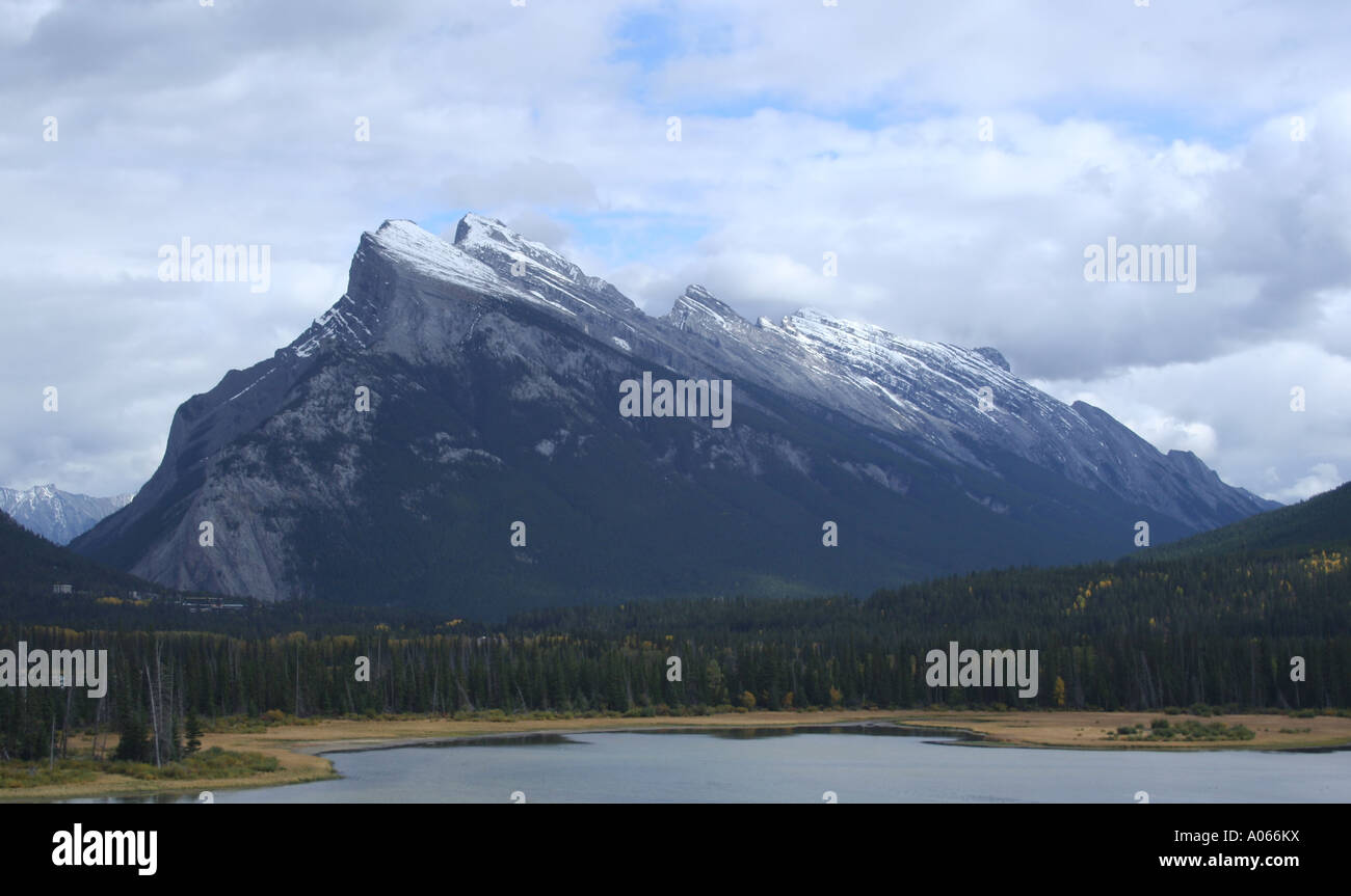 Mount Rundle Banff Canadian Rockies September 2006 Stock Photo - Alamy