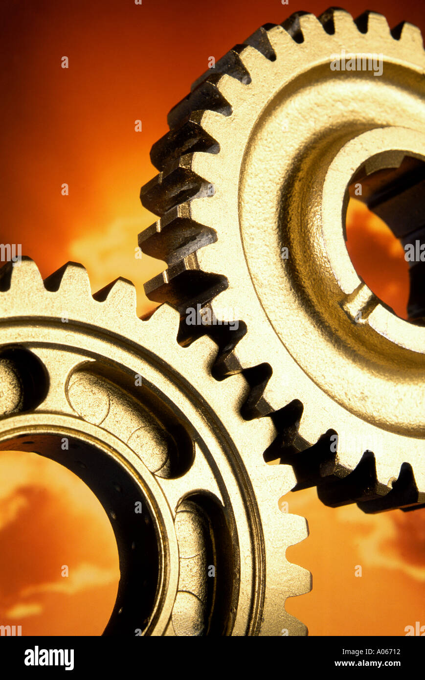 Gear gears cog cogs mesh hi-res stock photography and images - Alamy
