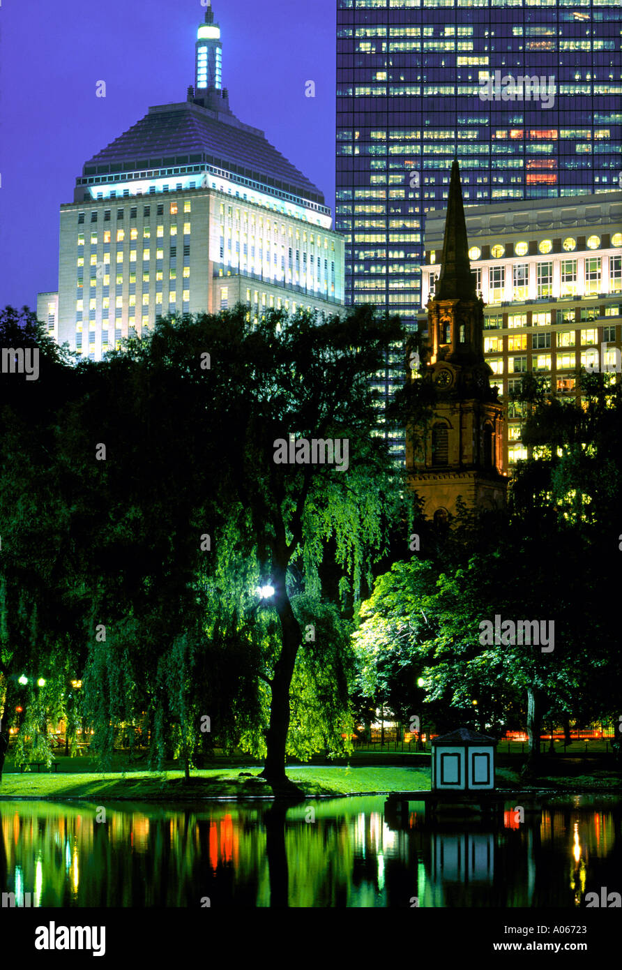 Boston Public Garden Mass USA Stock Photo - Alamy