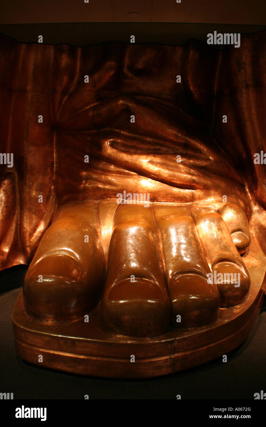 Statue Of Liberty Foot Size at Keith Turner blog