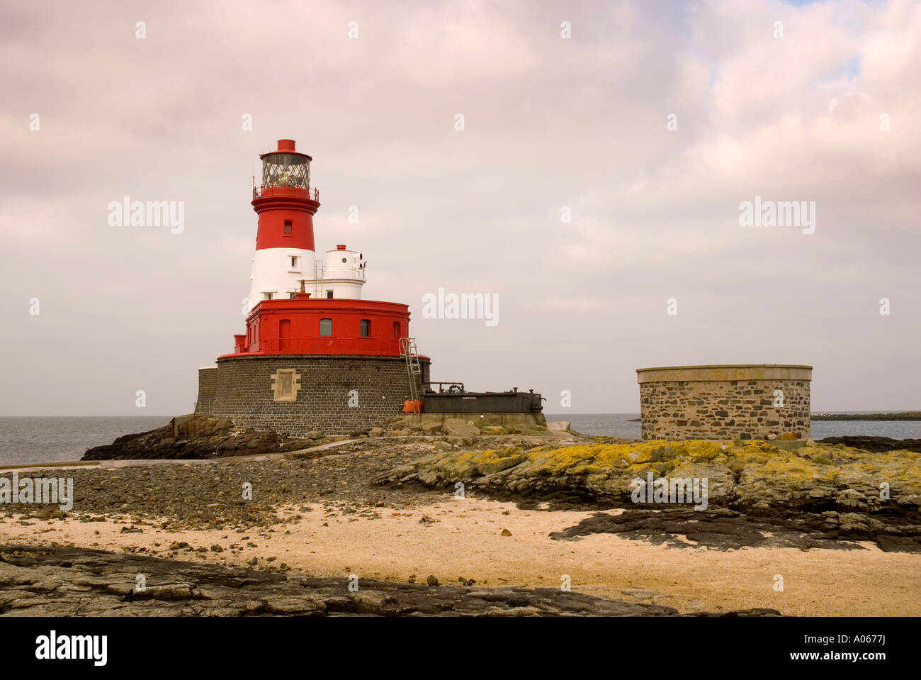 Longstone Lighthouse farne Islands Northumberland England Stock Photo ...
