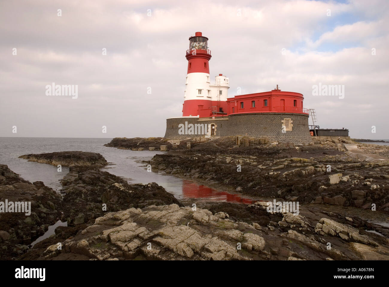 Longstone Lighthouse farne Islands Northumberland England Stock Photo ...