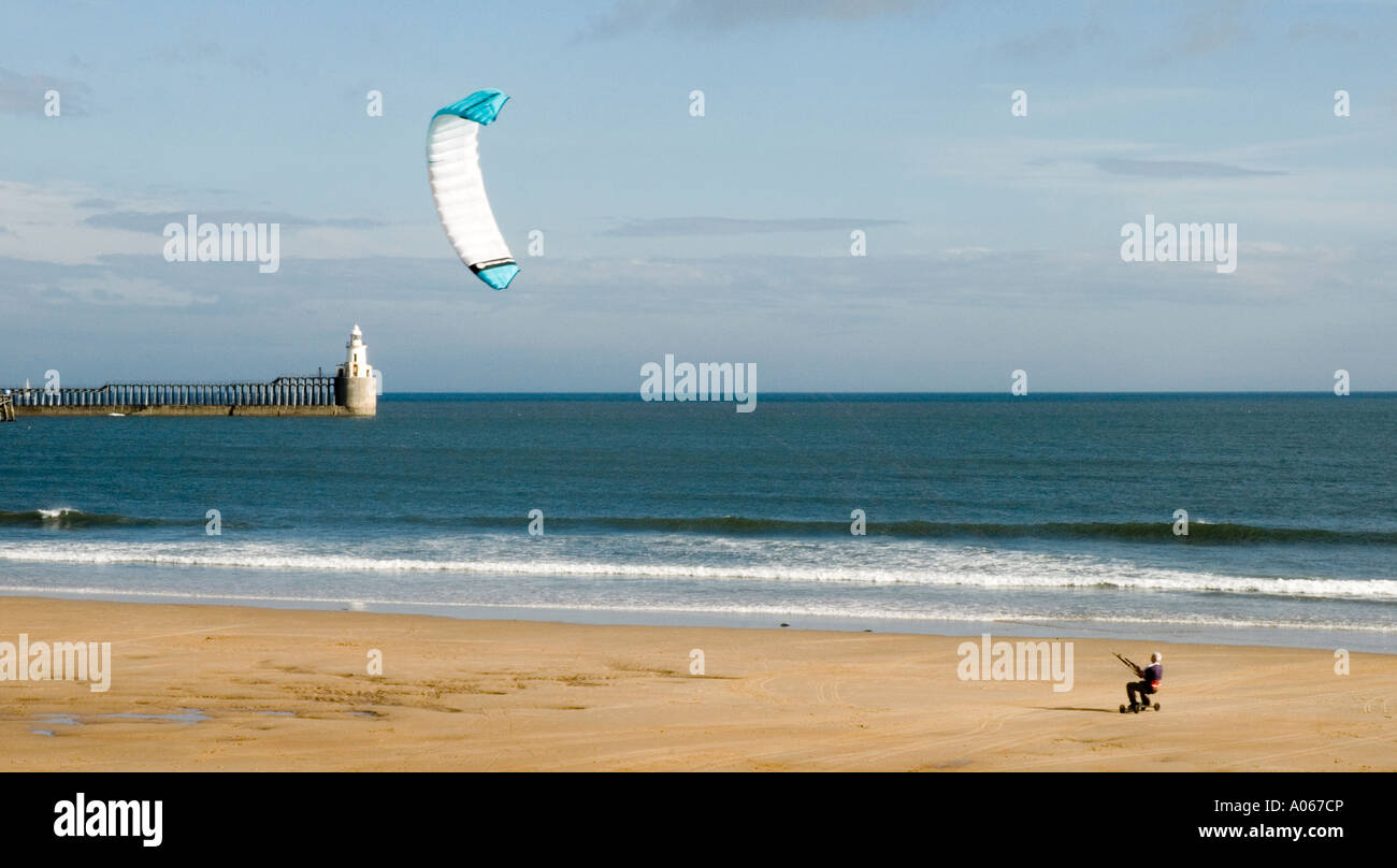 Wind surfing Blyth Beach Northumberland England Stock Photo - Alamy