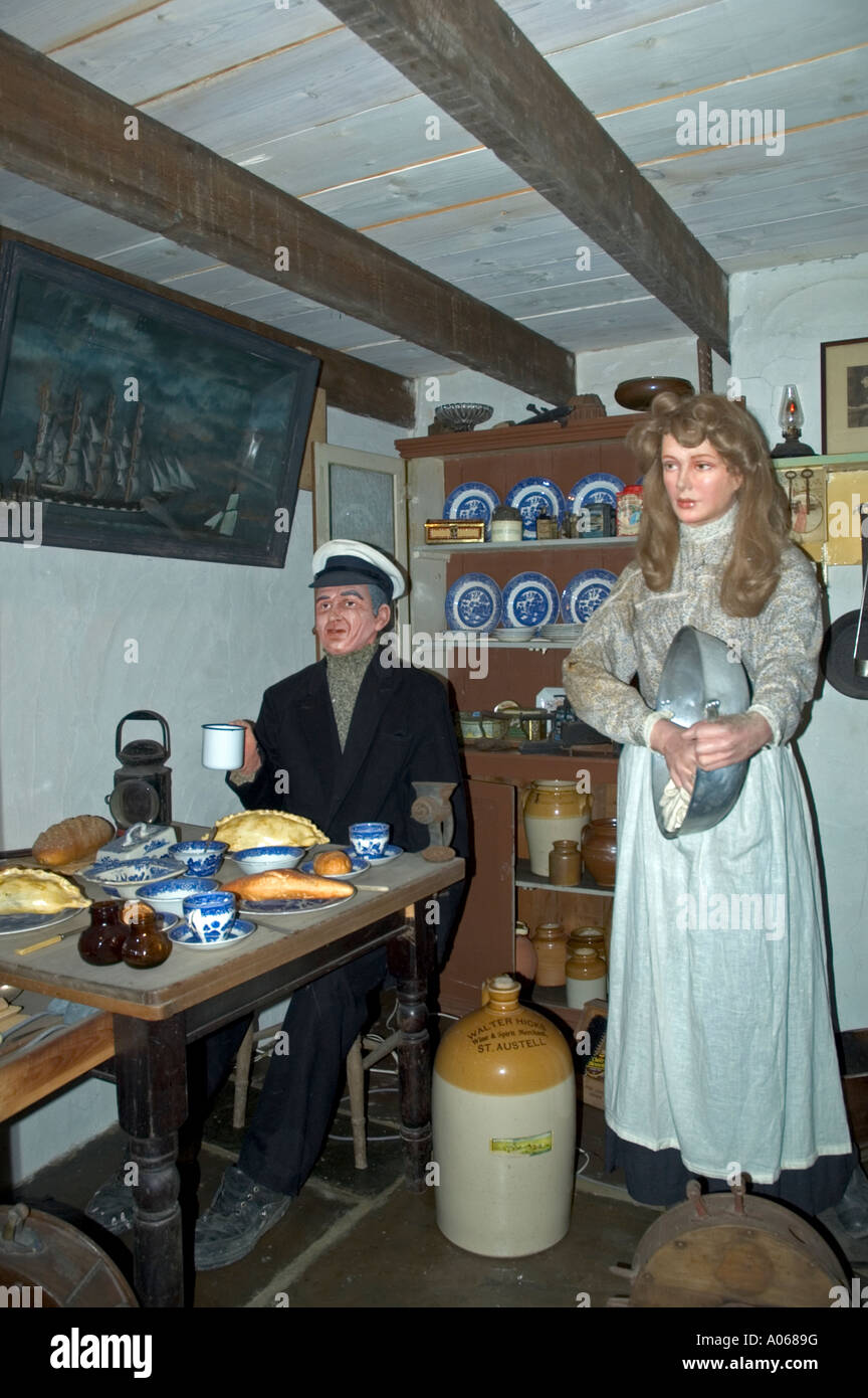 a 19th century household scene at the shipwreck and heritage museum in ...