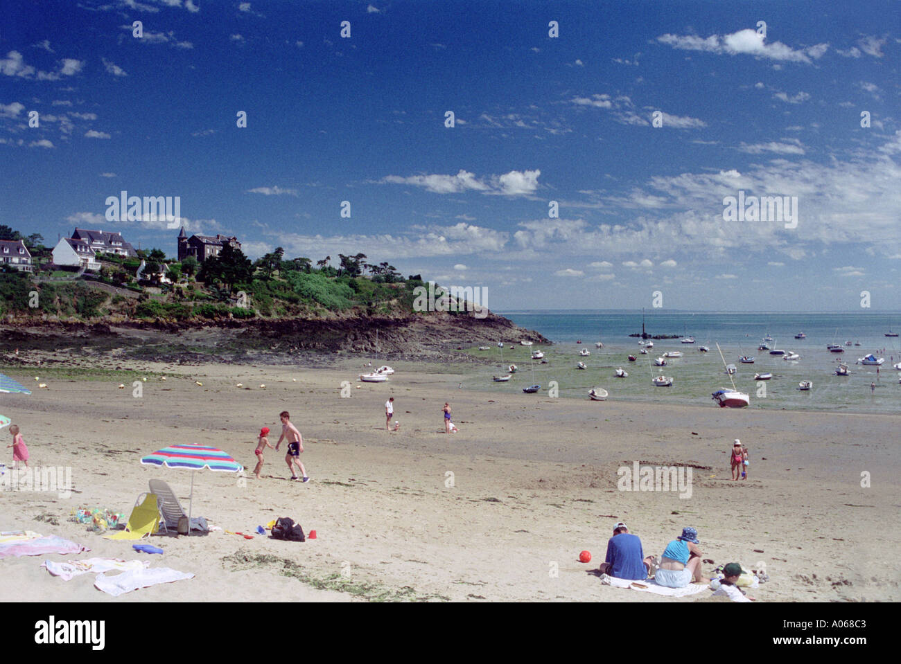 Beach in Brittany Stock Photo - Alamy