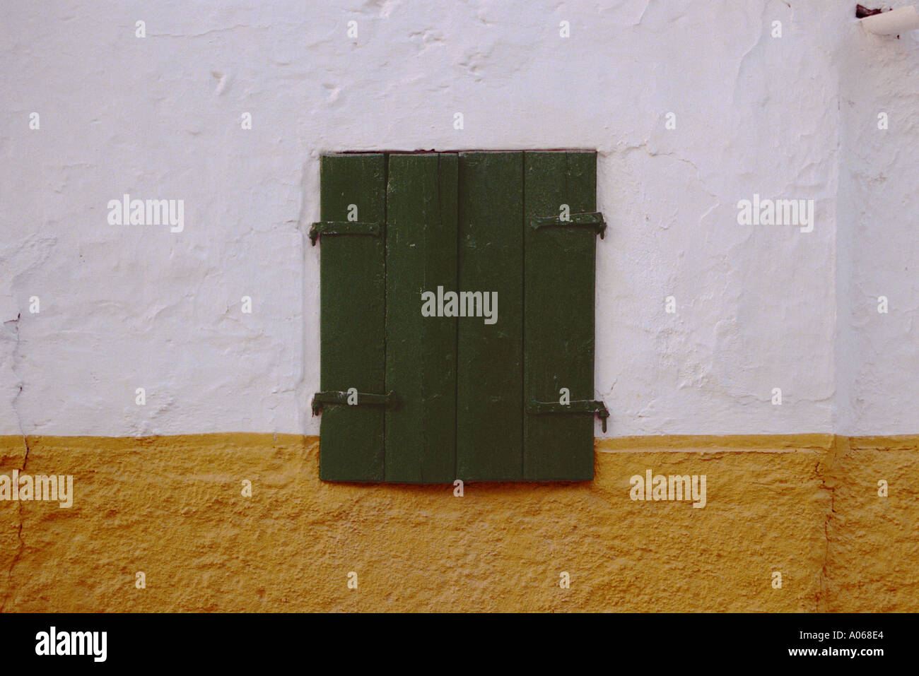 Greek window shutter Stock Photo - Alamy