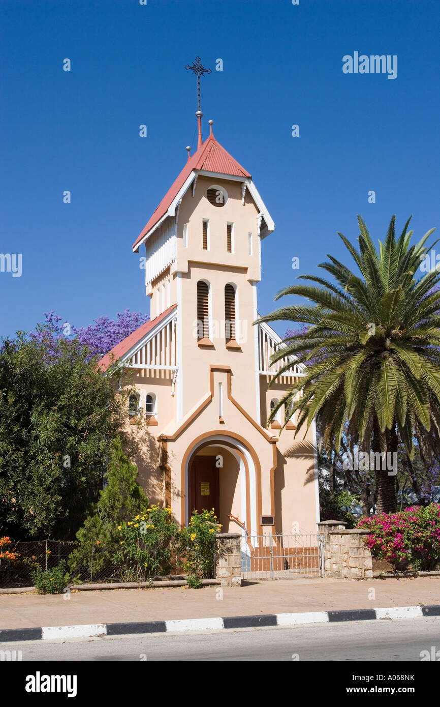 St Barbara Catholic Church Tsumeb Namibia Stock Photo - Alamy