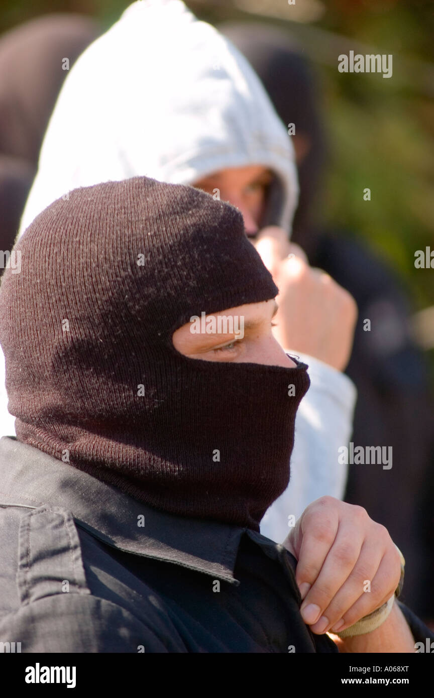 Masked hooligans hi-res stock photography and images - Alamy